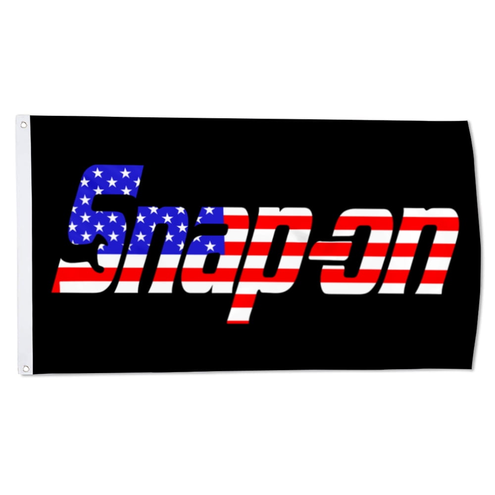 Yanbooch Snap-on US Flag Tools Flags banner with Grommets Man cave ...