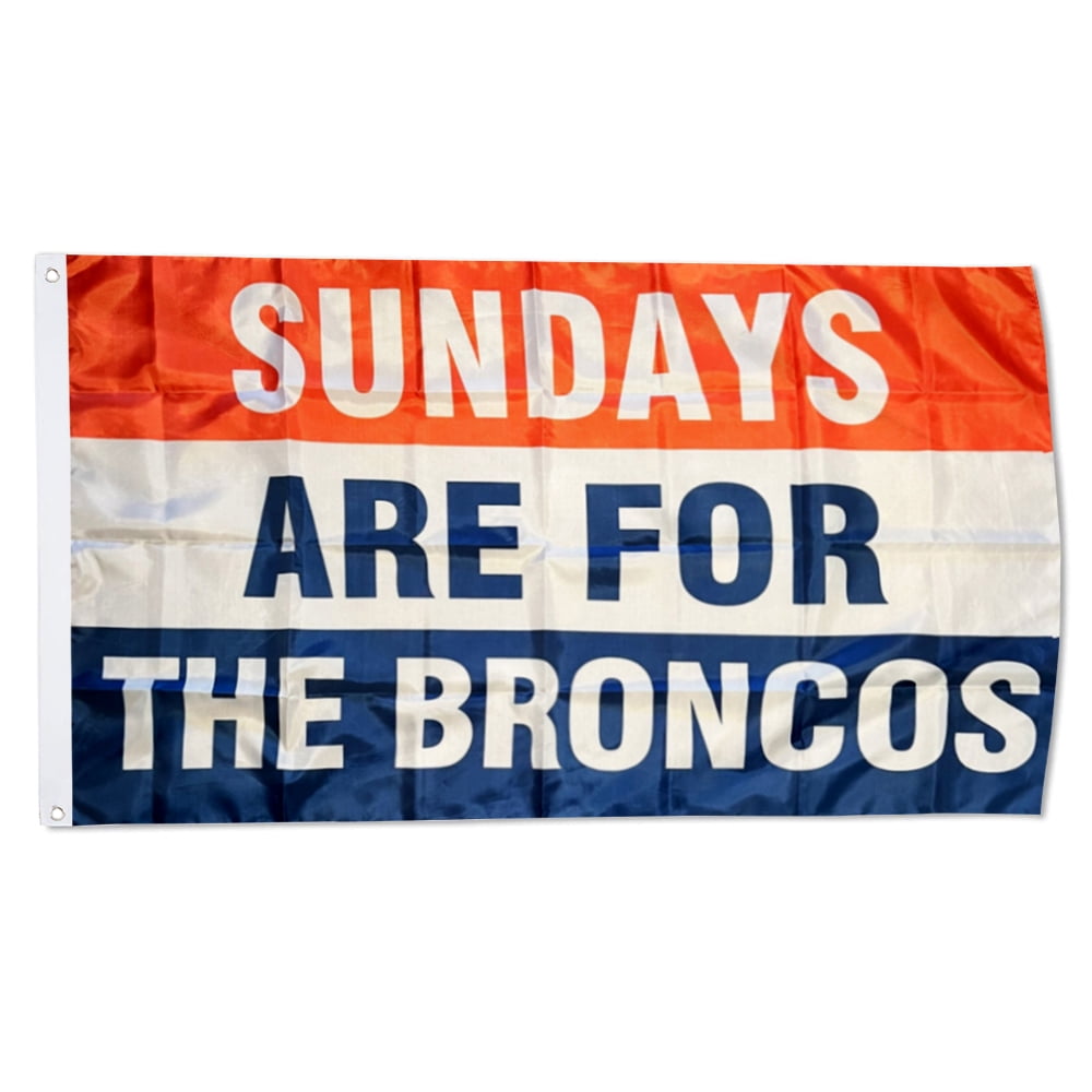 Yanbooch Sunday are for football flag Denver Fans Flags banner with ...