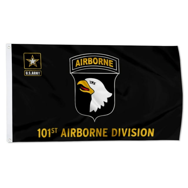 Yanbooch US Army 101st Airborne Division Flag banner with Grommets Man ...