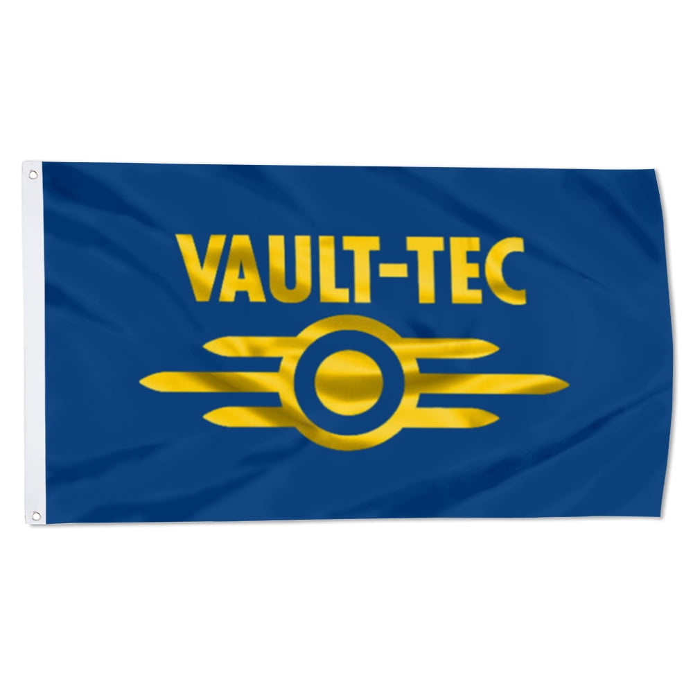 Yanbooch Vault Tec, Fallout Flag banner with Grommets Man cave Decor ...