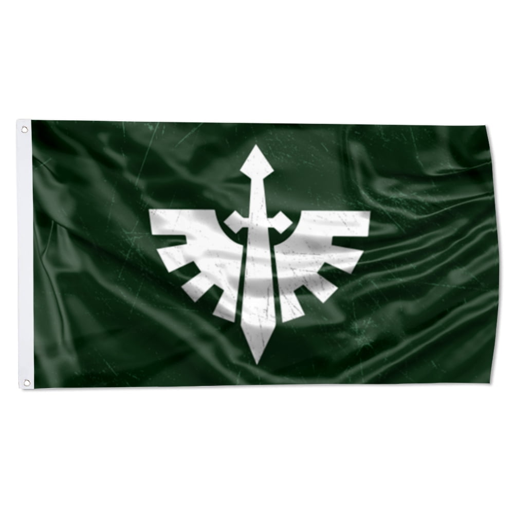 Yanbooch Warhammer Inspired Dark Angels Flag banner with Grommets Man ...