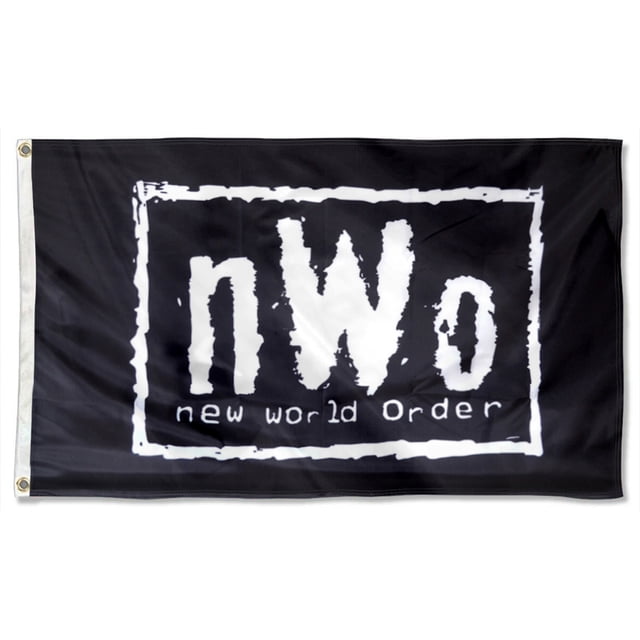 Yanbooch nwo new world order wrestling black Flags Banner Home Yard ...