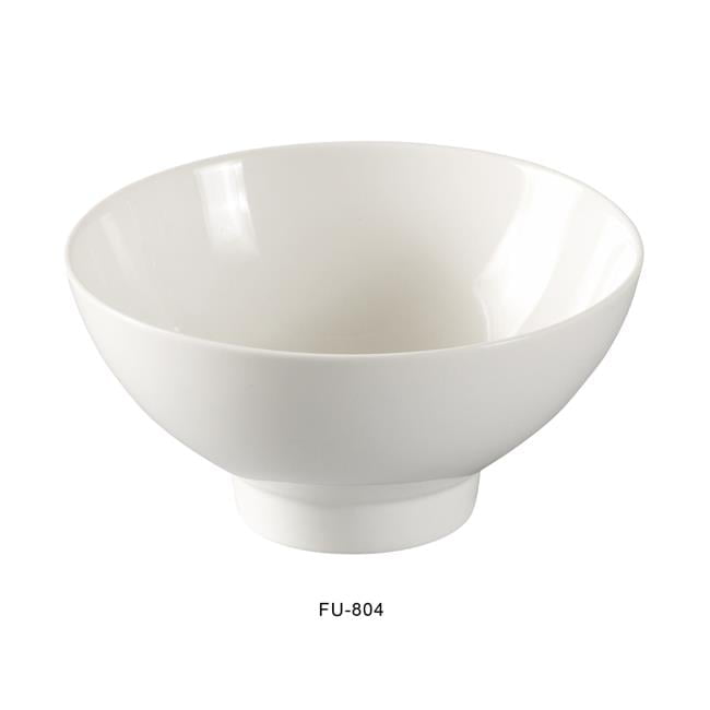 Yanco FU-804 4 in. Fuji Porcelain Bowl, Bone White - 5 oz - Pack of 36 - Walmart.com
