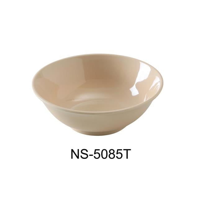 Yanco NS-5085T 57 oz Nessico Rimless Bowl, Tan - 3.25 x 9.75 in. - Pack of 12 - Walmart.com
