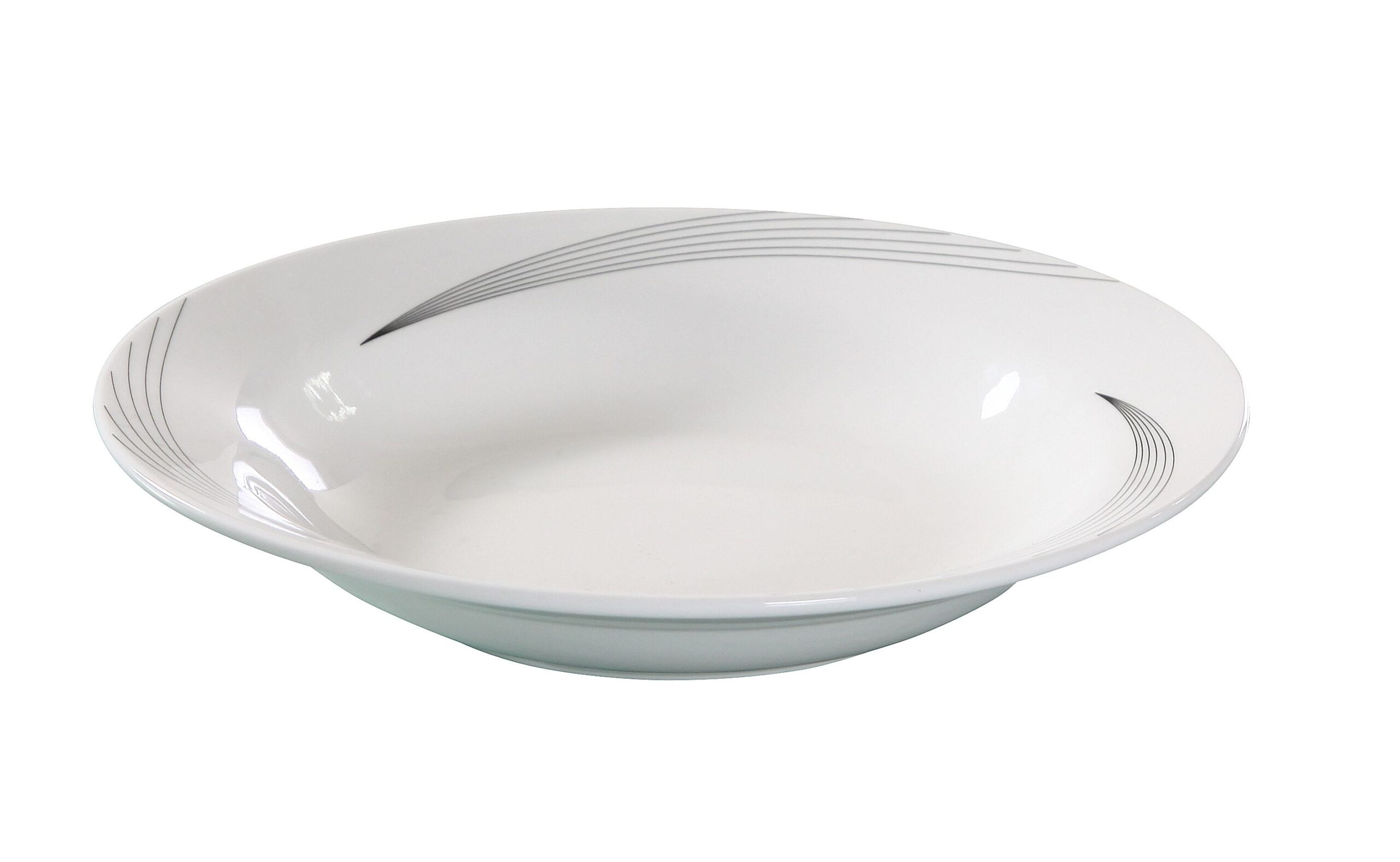 Yanco UR-311 Urban Line, Chinaware 10 1/2" PASTA BOWL 22 OZ, White and ...
