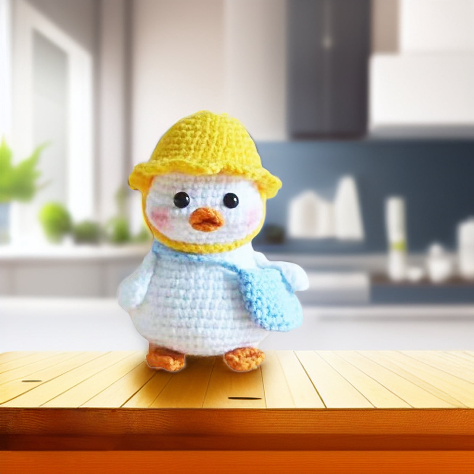 Yanerim 1 Set Crochet Material Kit Cartoon Duck Shape Complete Crochet ...