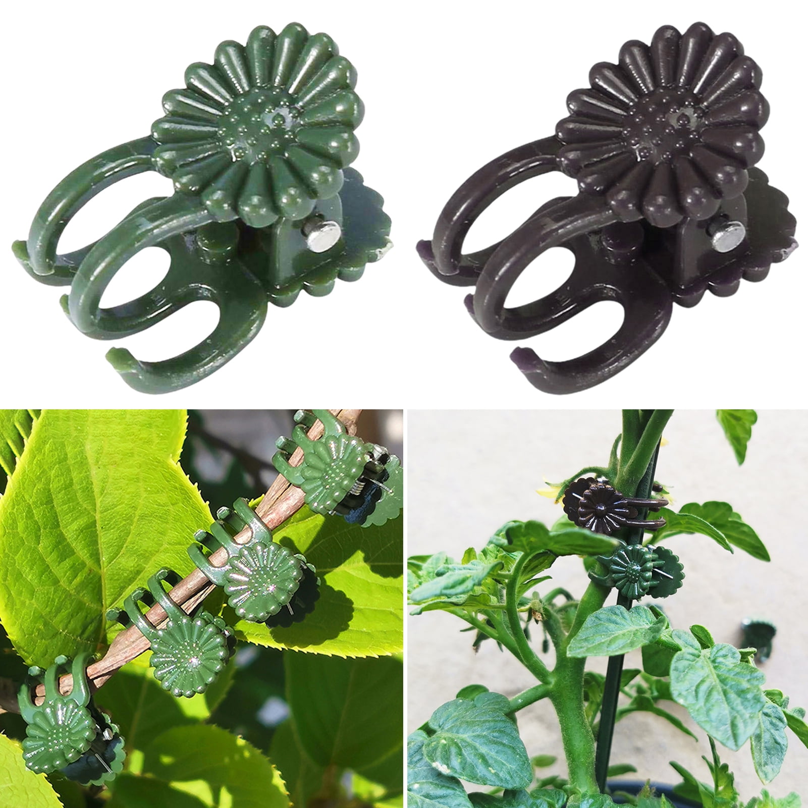 Yanerim 100Pcs Orchid Stem Clamp Versatile Stable Eco-friendly Plant ...