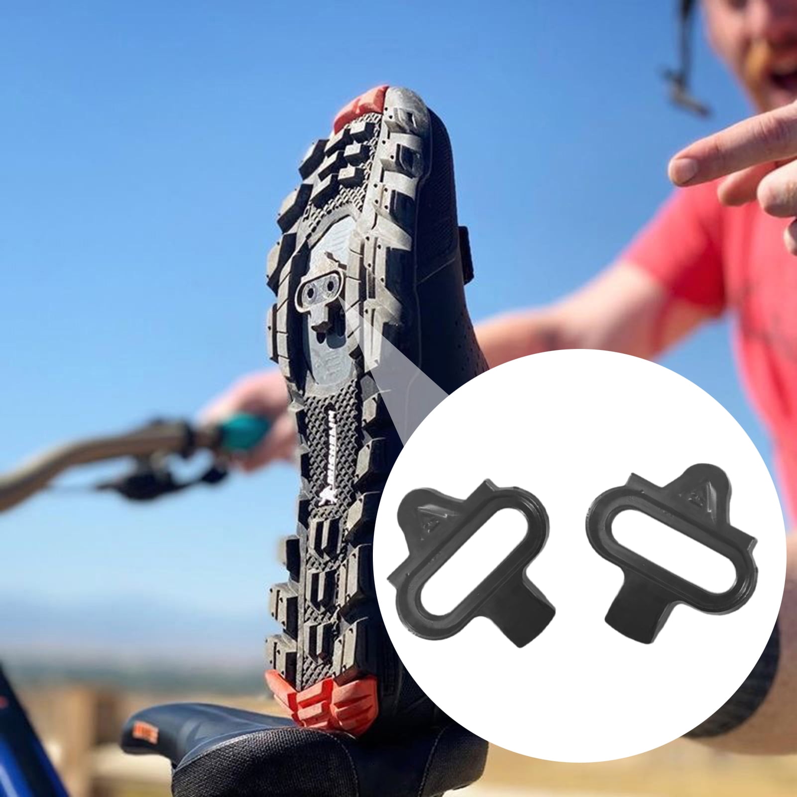 Yanerim 1Pair Bicycle Cleat Anti-oxidation Easy Installation Bicycle ...