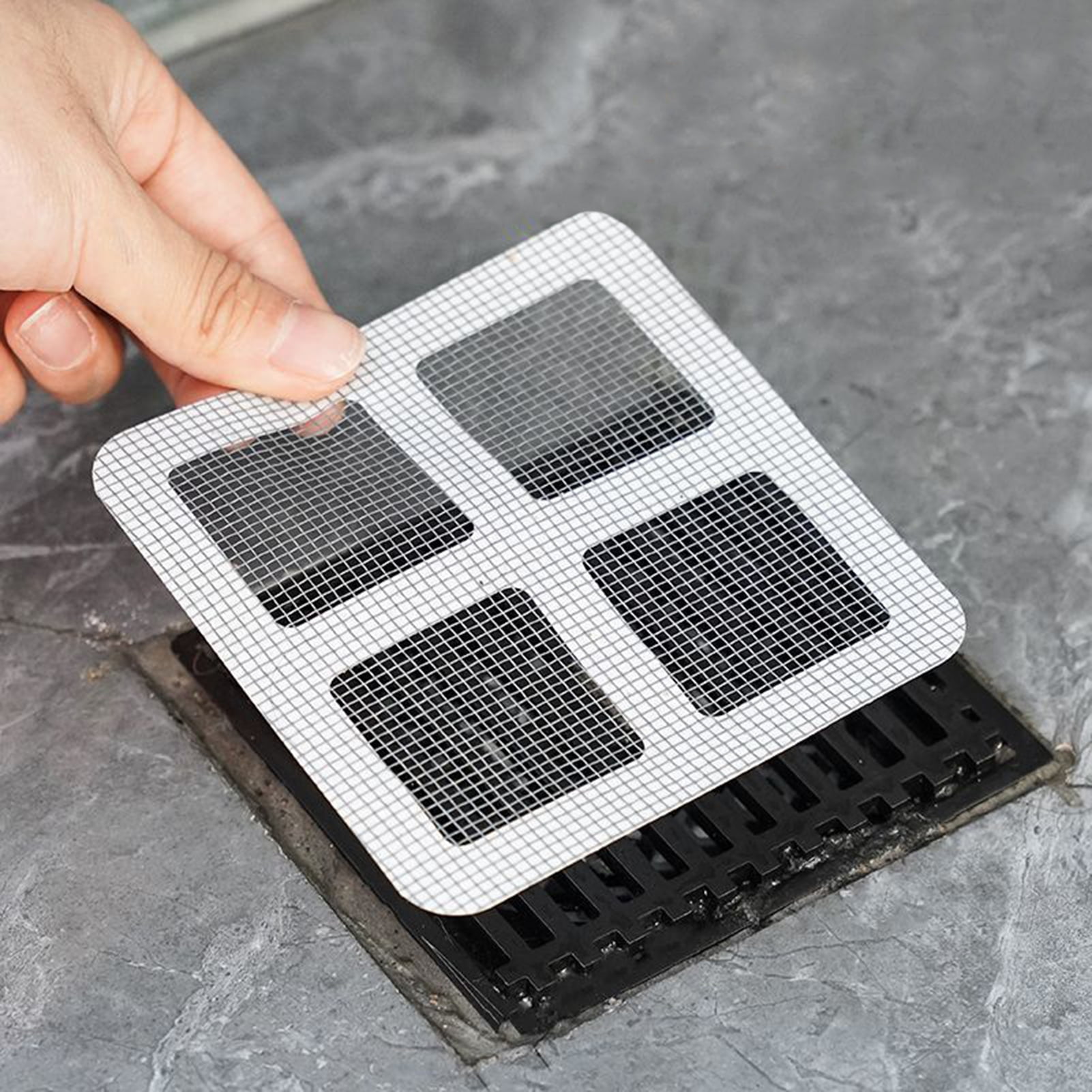 Yanerim 30/60/90Pcs Disposable Hair Drain Sticker Fiberglass Drain ...