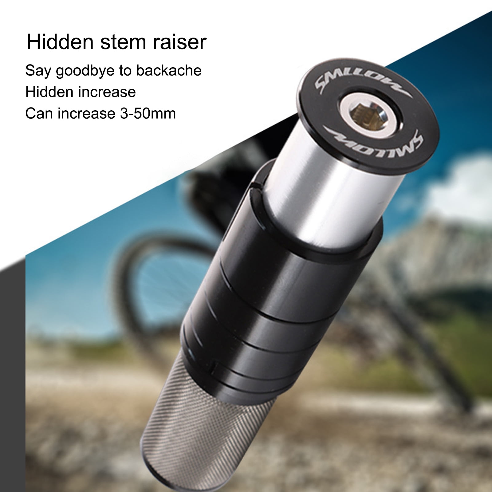 Yanerim Bike Fork Stem Extender Anti-oxidation Corrosive Resistant ...