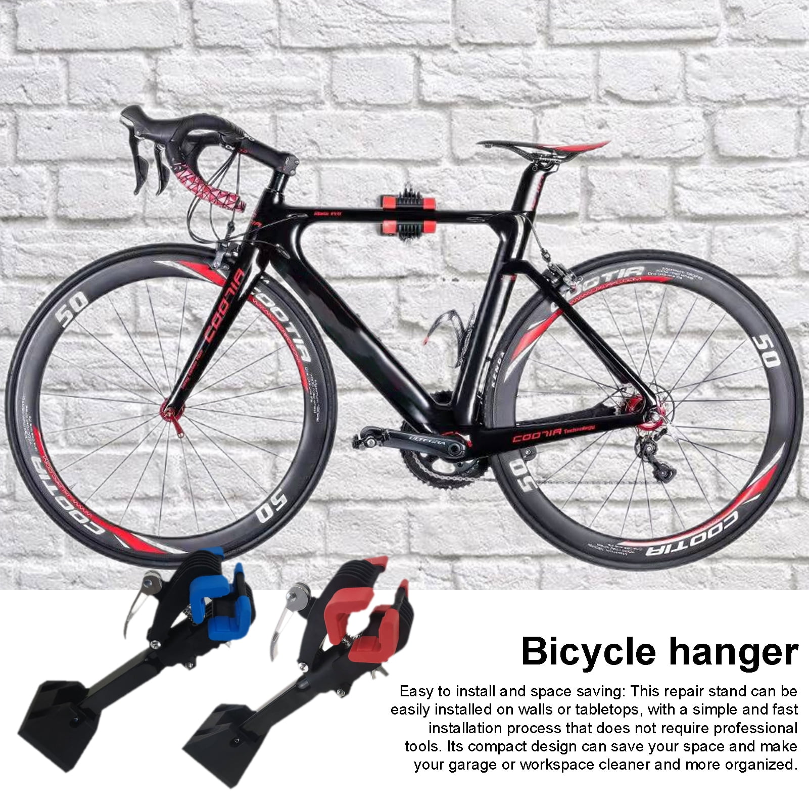Yanerim Bike Repair Stand Wall Workbench Mount Rack Strong Load ...
