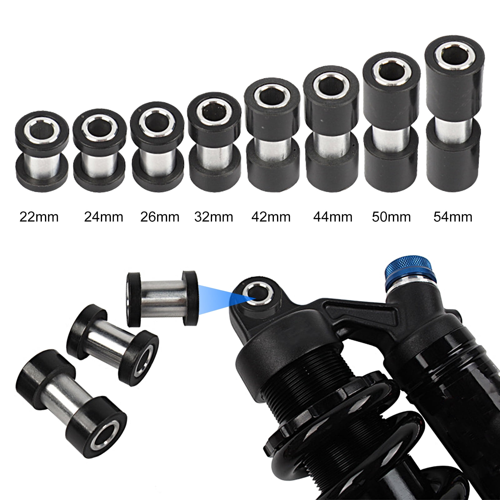 Yanerim Bike Shock Absorber Bushing Stainless Hard Sturdy Easy to ...
