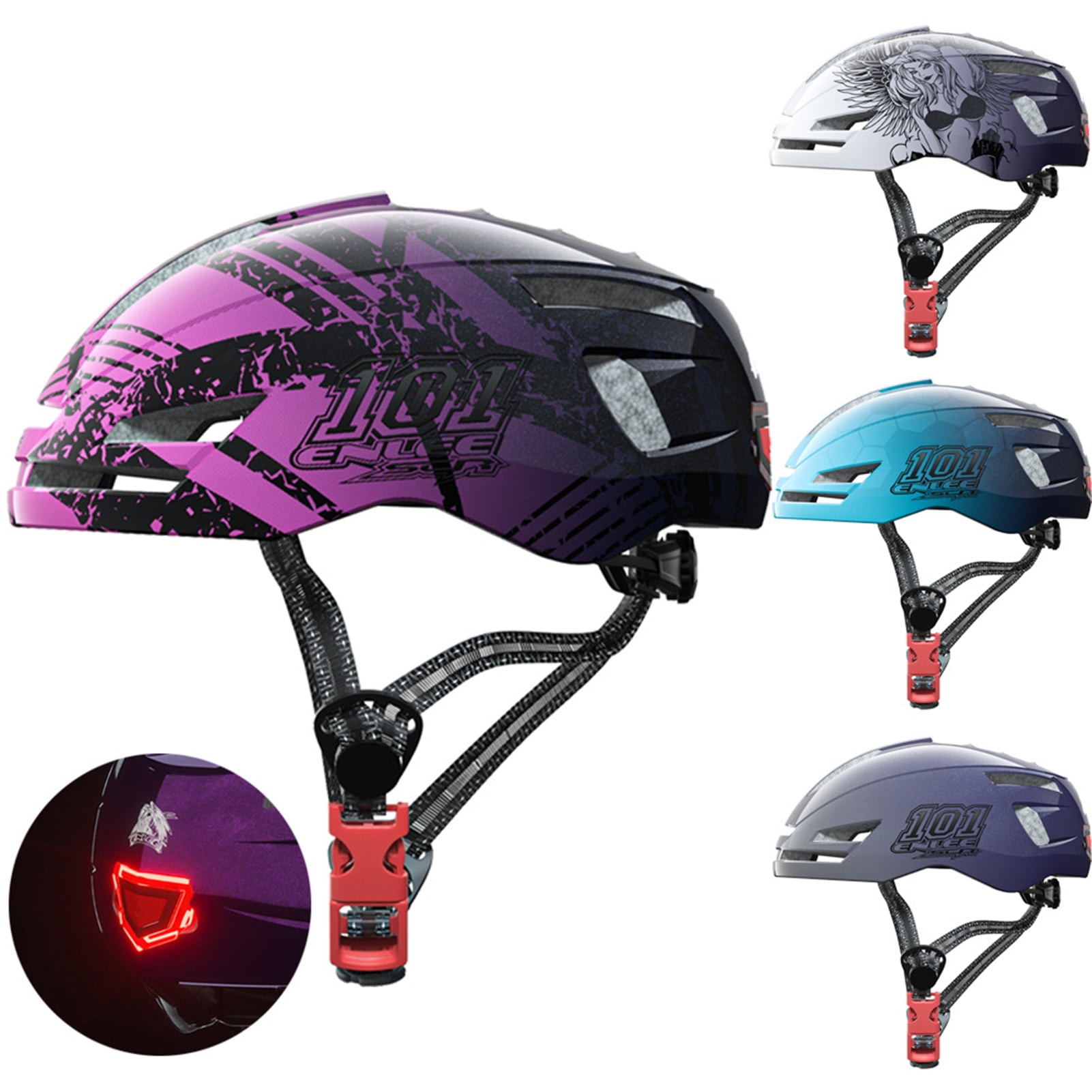 Yanerim Cycling Helmet EPS Buffer Head Protection Ultralight Bicycle ...