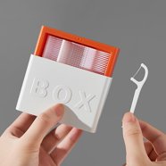 WNFJR Portable Floss Storage Box, Automatic Floss Dispenser, Mini Floss ...