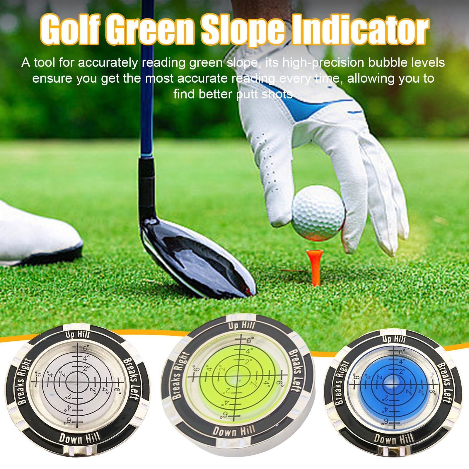 Yanerim Magnetic Golf Green Reader High-Precision Compact Size ...