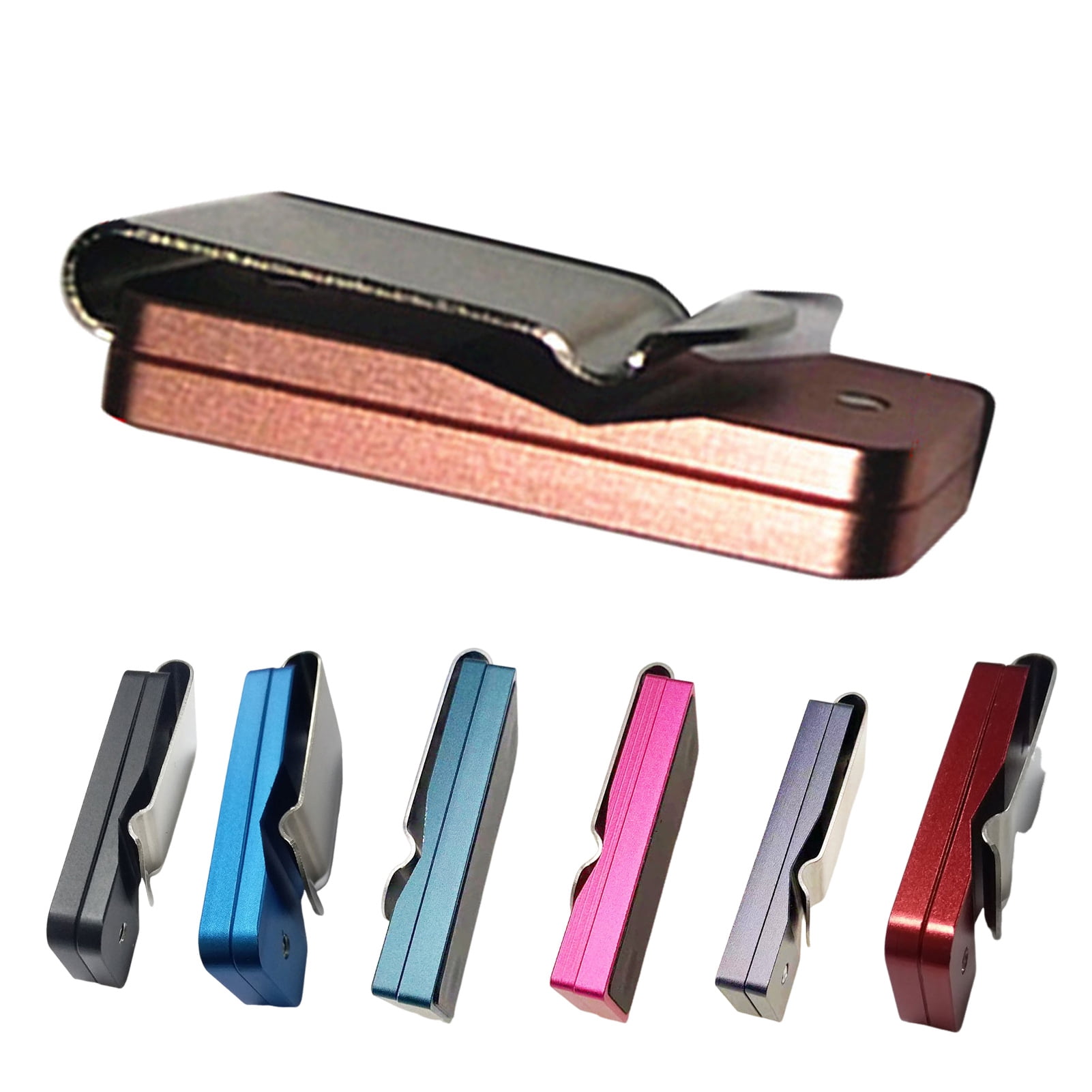 Yanerim Pool Cue Chalk Holder with Metal Clip Heavy Duty Aluminum ...