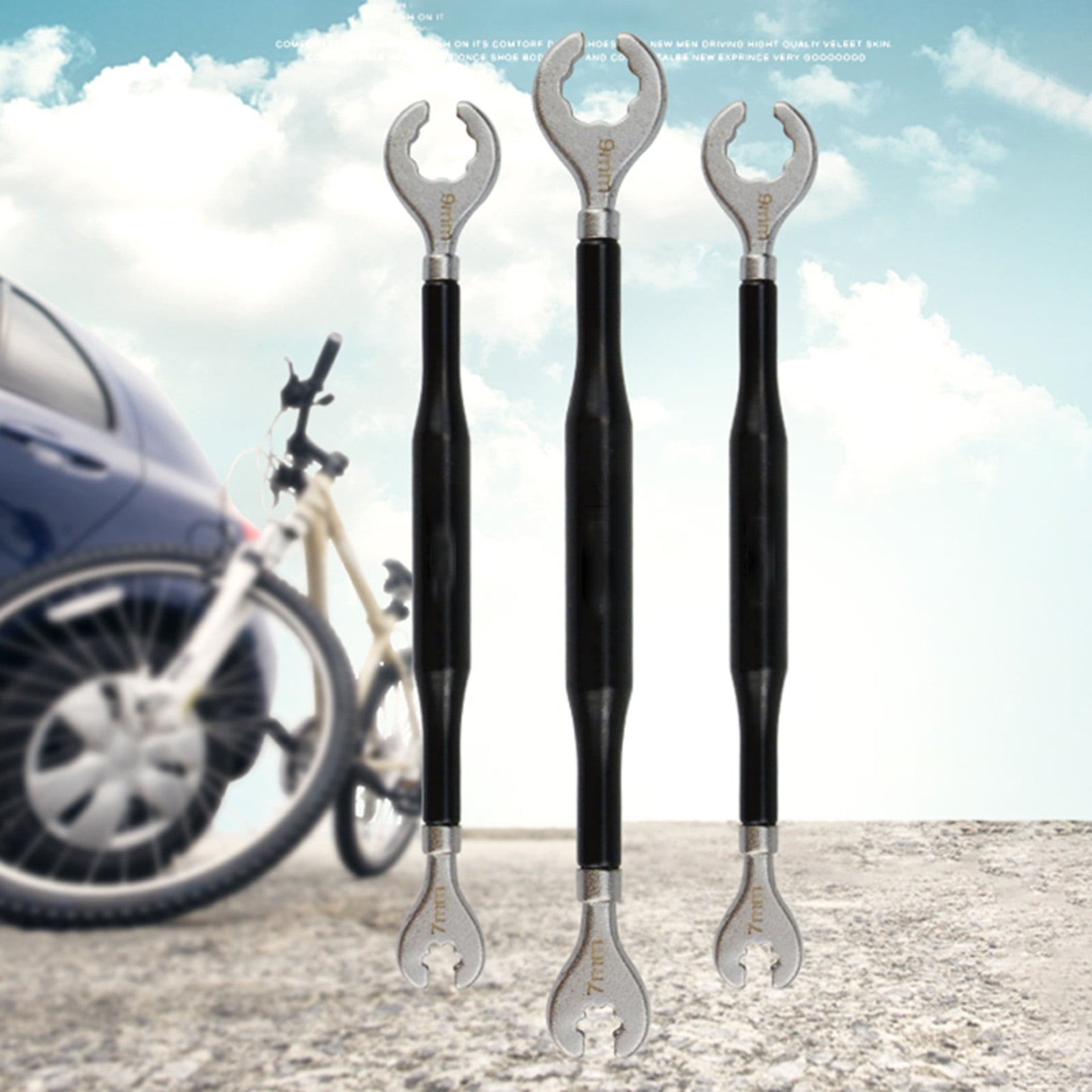 Yanerim Spoke Wrench Portable Anti-rust Metal Bicycle Wheel Spokes ...