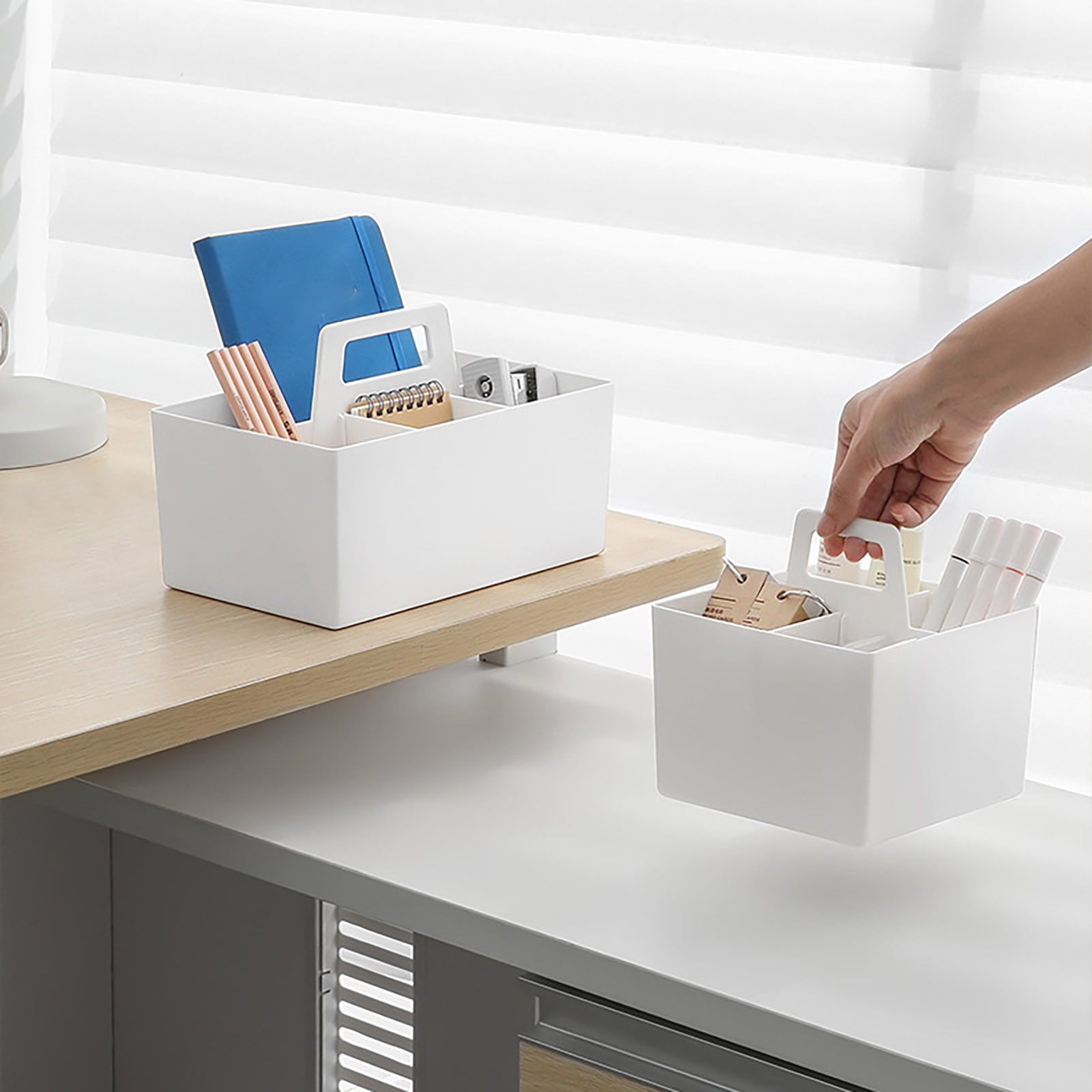 Yanerim Storage Box Stackable Portable Compartment Adjustable Partition ...