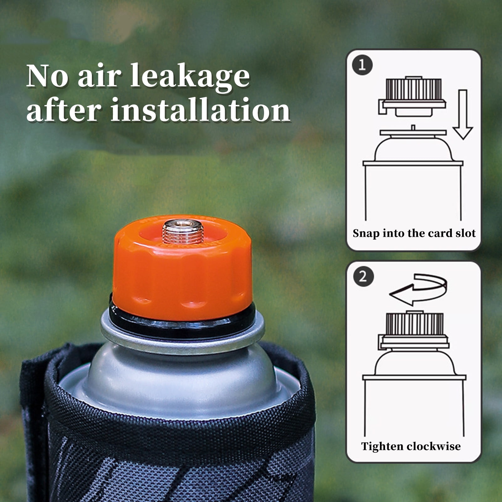 Yanerim Stove Burner Adaptor Valve Leakproof Easy Installation Split ...