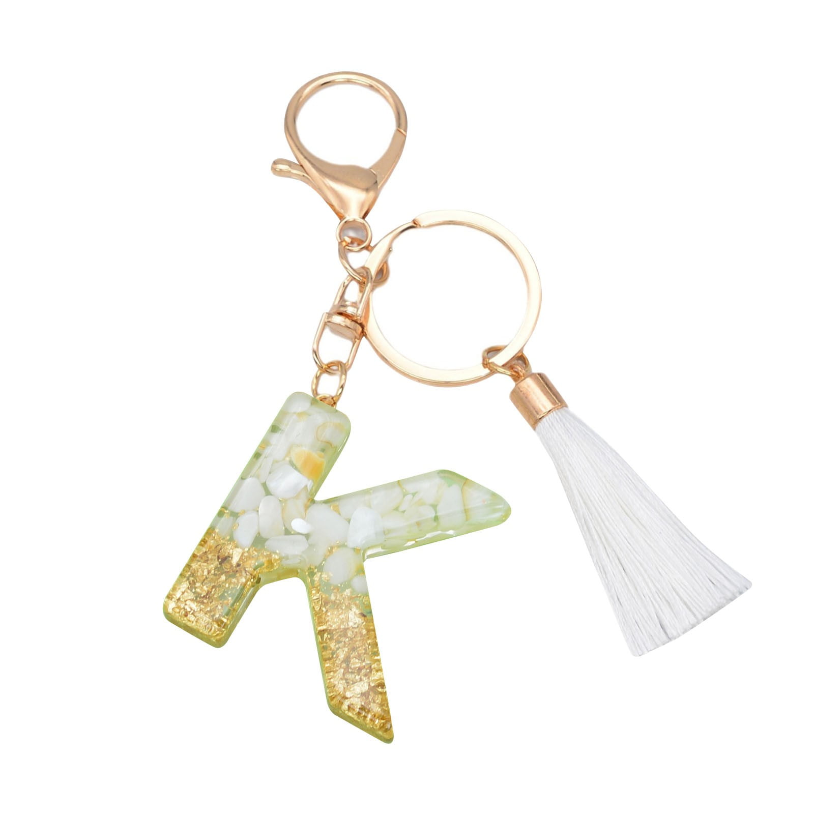 YangJinLian Cute Key Chains for Women Girls, Initial Letter Keychains ...
