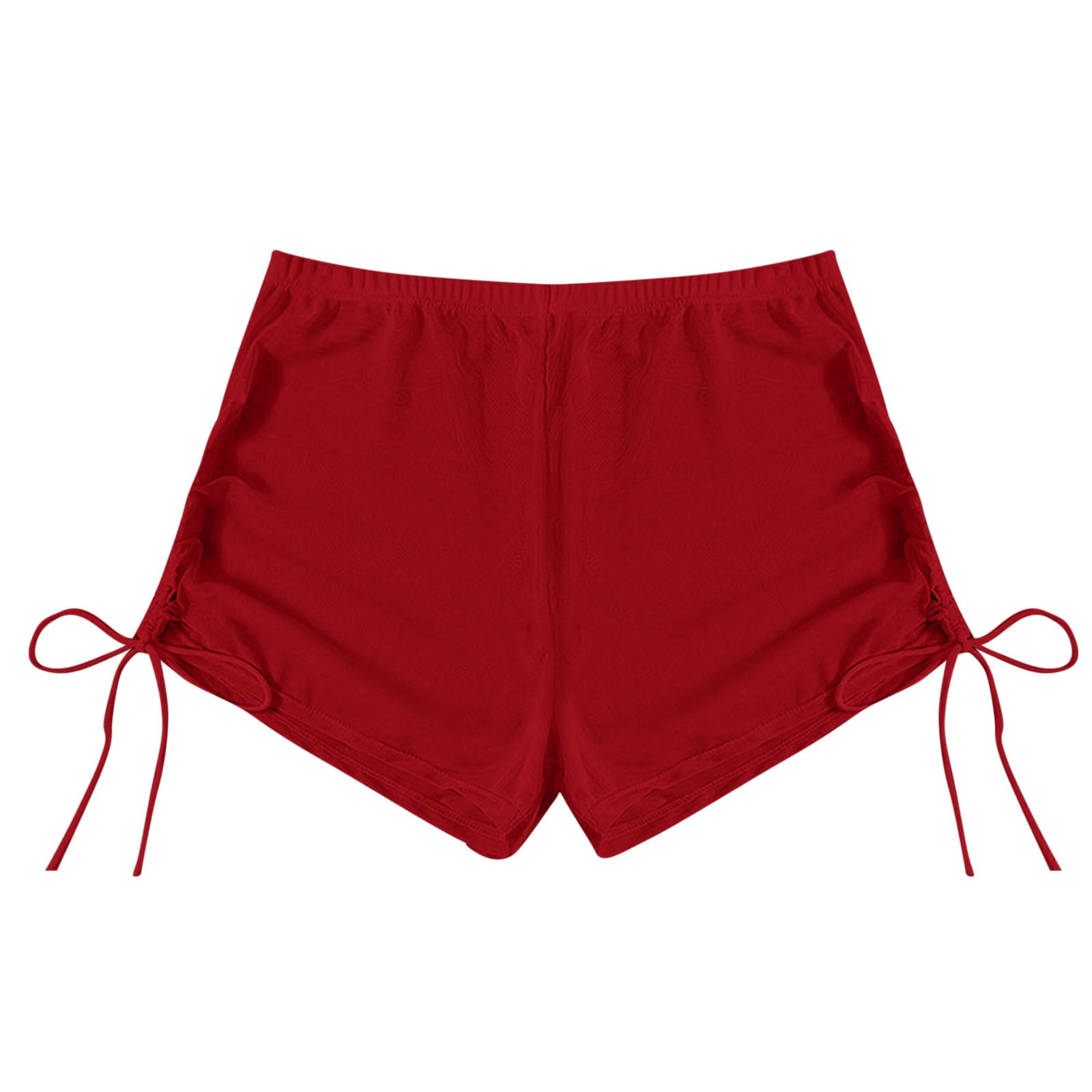 YangJinLian See Through Pajama Shorts for Women Drawstring Side Mesh ...