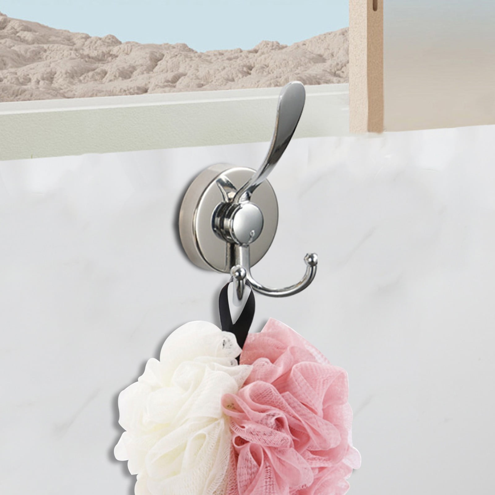 YangJinLian Suction Cup Hooks for Shower, Shower Hooks for Inside ...