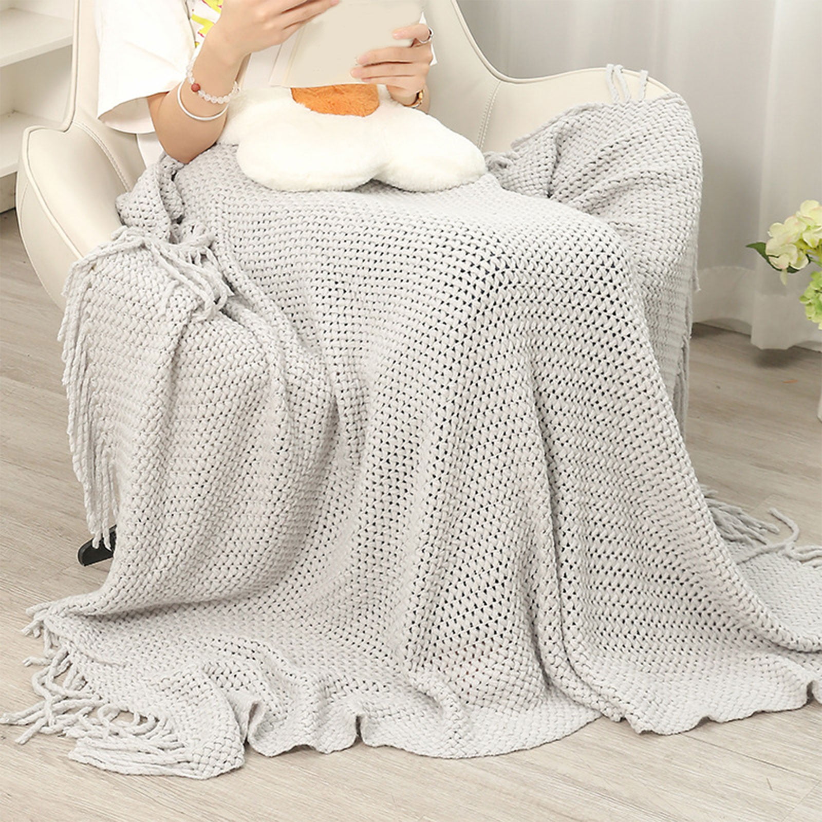 YangJinLian Throw Blanket for Couch 50x72in, Soft Cozy Throw Blanket ...
