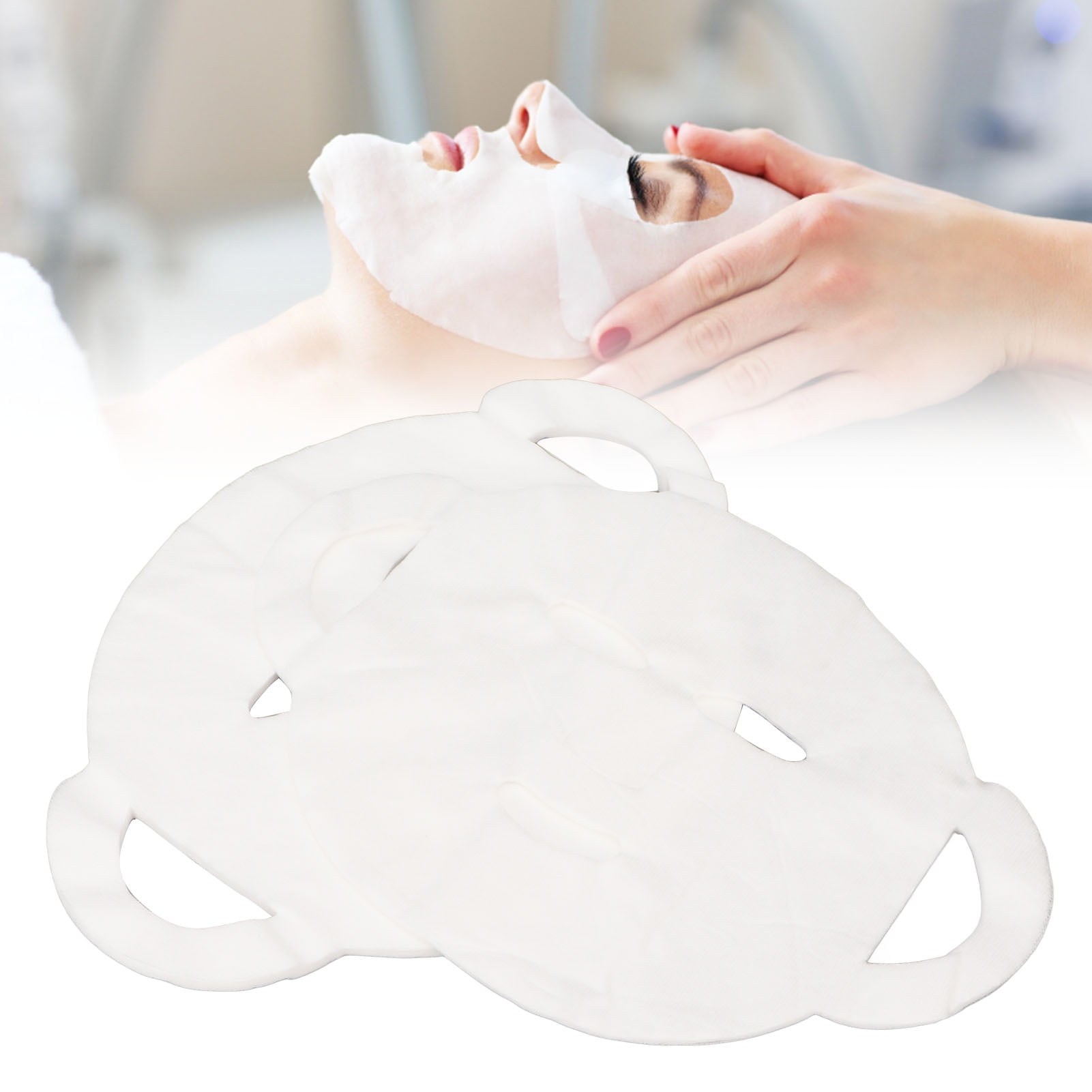 YangMei12 50 Pcs Disposable Facial Mask Sheets Precise Cutting Ear Hung ...