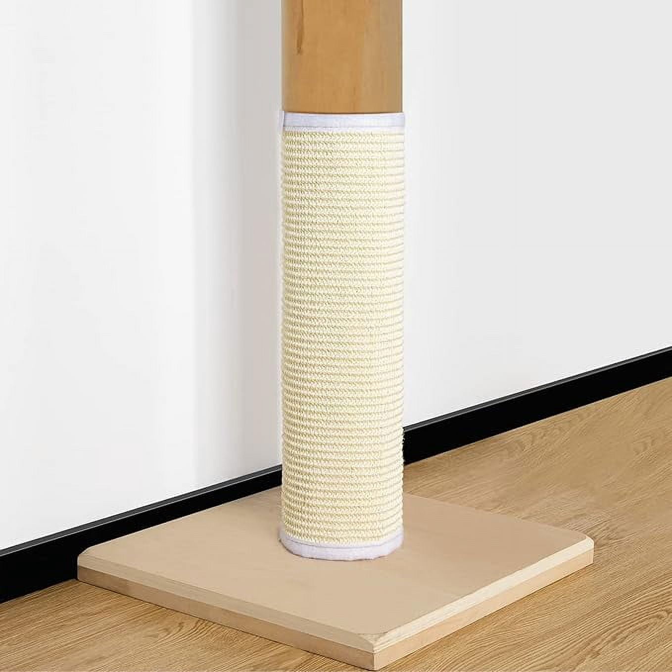 Yangbaga Cat Scratching Post Pad, Natural Sisal Cat Scratch Pads, Easy ...