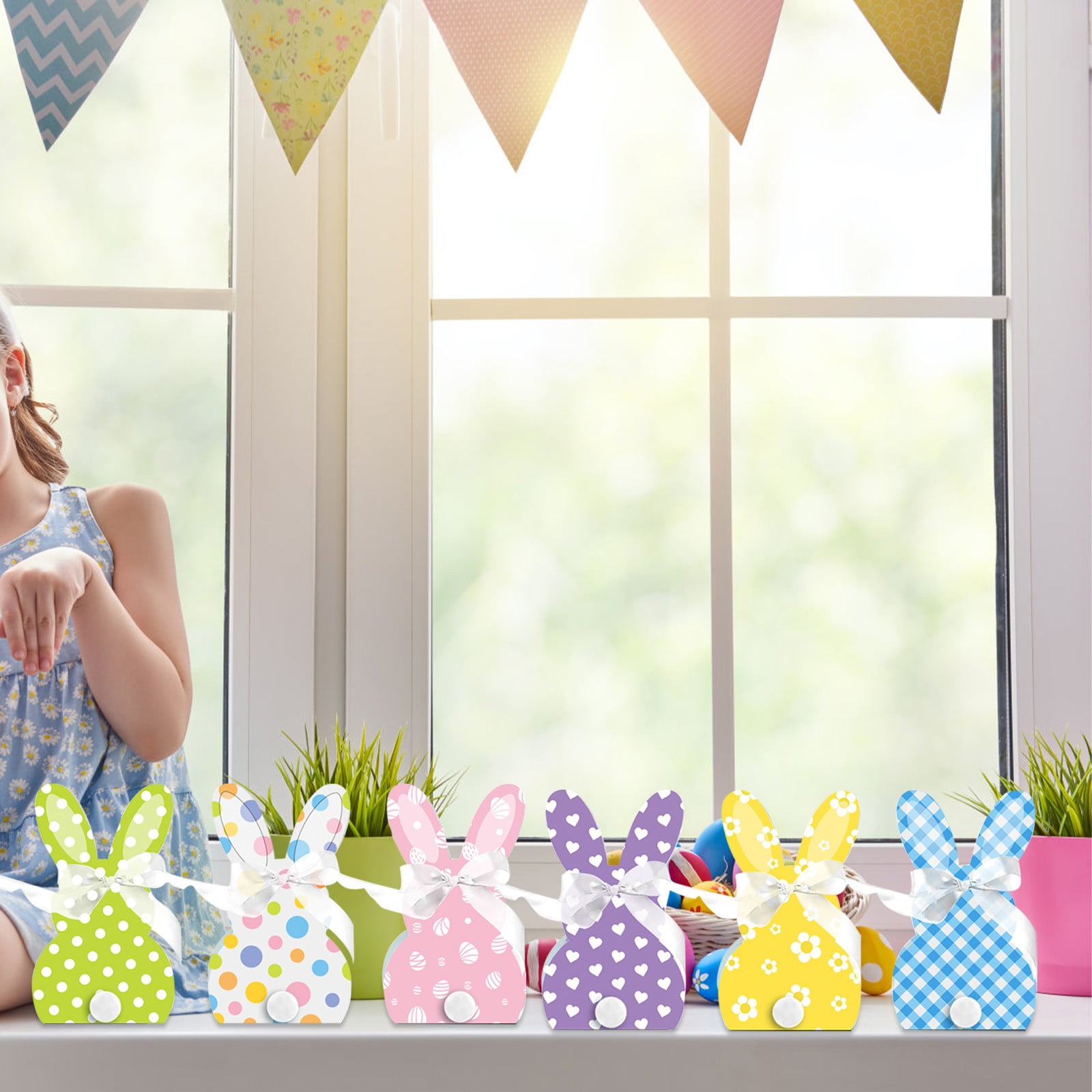 Yangee Children's Favorite Cute Ears Carton Easter Bunny Candy Box Box ...