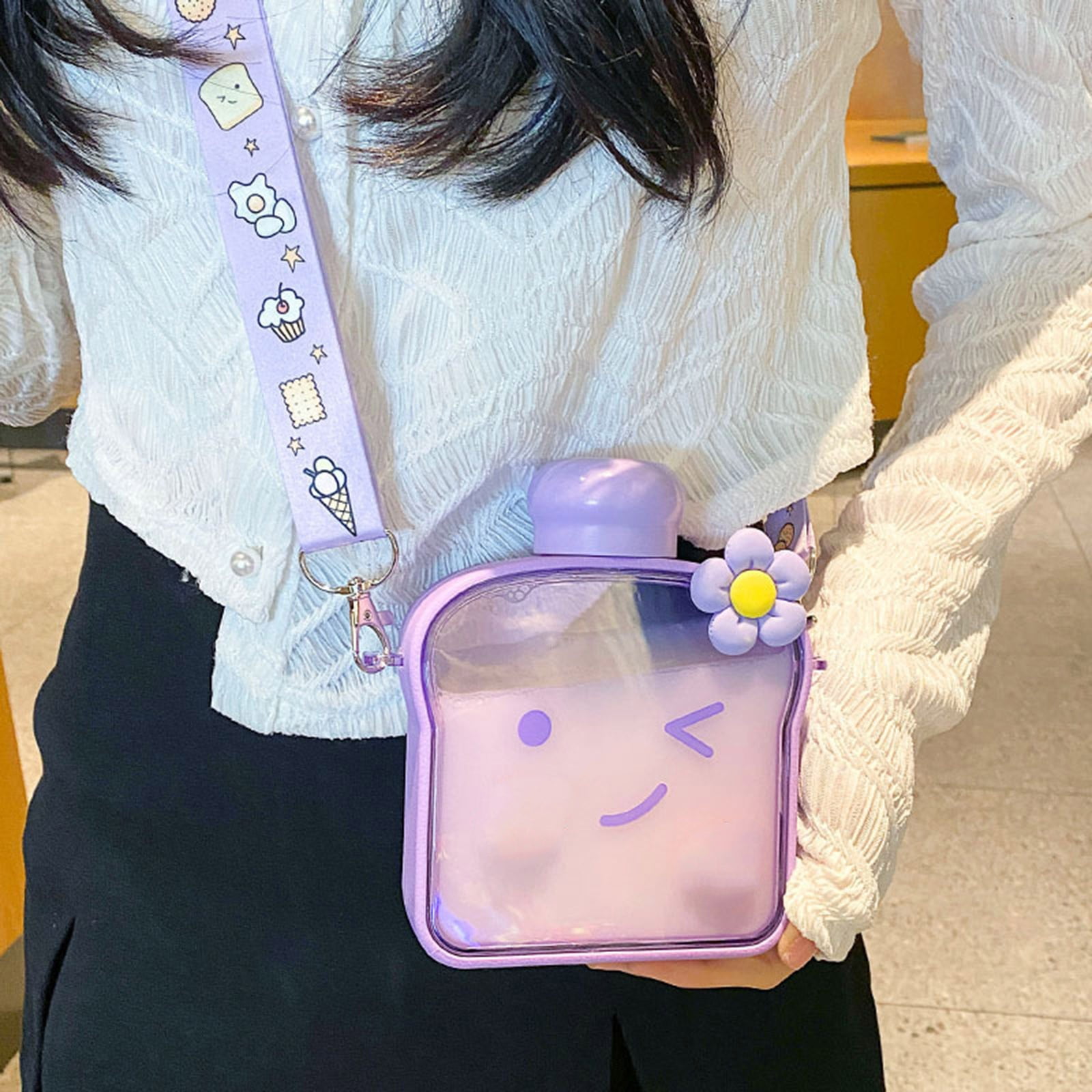 Yangee Cute Girl Heart Crossing Water Cup Girl Student Fruit B Cup ...
