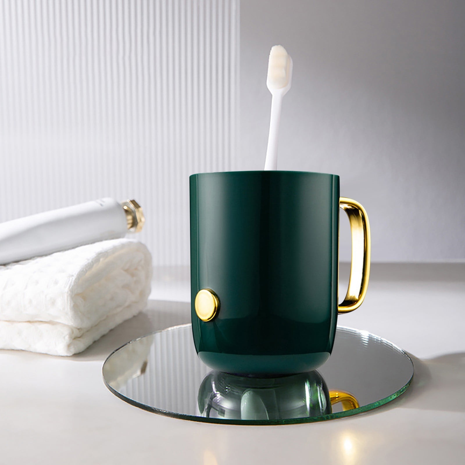 Yangee Dot Mouthwash Cup Brushing Cup Simple Household Water Cup Couple ...
