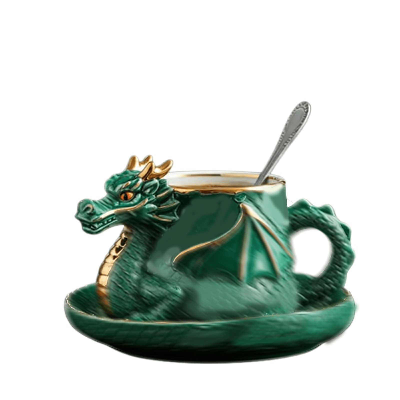 Yangee Dragon Shaped Coffee Cup Creative Dragon Shaped Coffee Mugs ...