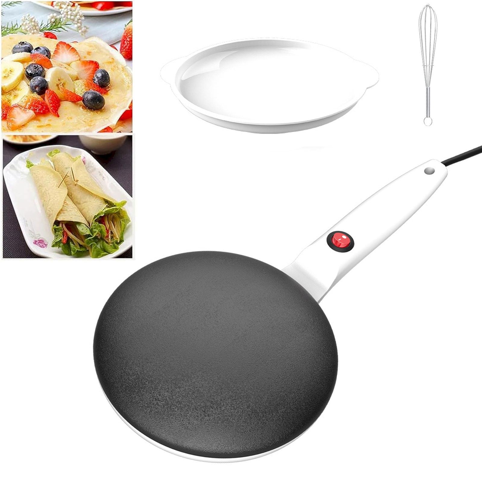 Yangee Instant Crepe Maker 8" Griddle Crepe Maker Non Stick Pan Auto ...