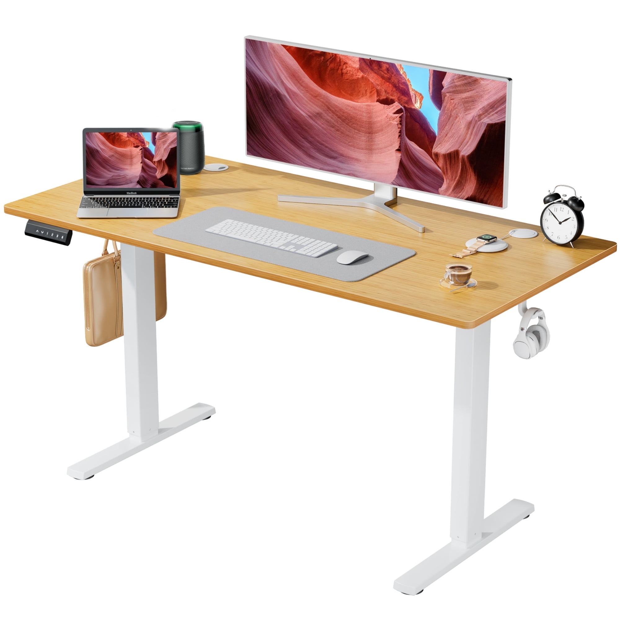 Yangming Electric Height Adjustable Memory Preset and Spacious Work ...