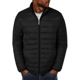 Yangnuo Mens Casual Warm Comfy Puffer Jackets 2025 Mens Solid Color ...