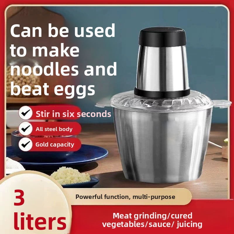 Yangzi 2L Electric Meat Grinder, 300W Dual-Speed Food Processor for ...