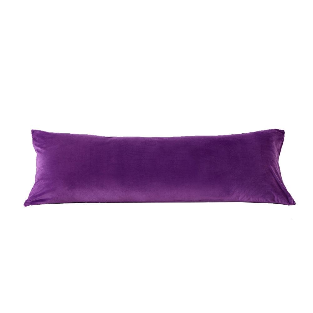 Yanhomy Body Pillow Cover Long Pillow Pillowcase Purple 20 X 54 inches ...