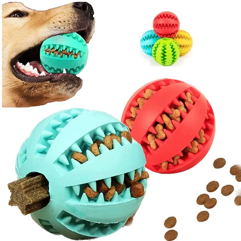 Yani - Dog Toy Ball Interactive Rubber Balls Puppy Chewing Toys Pet ...