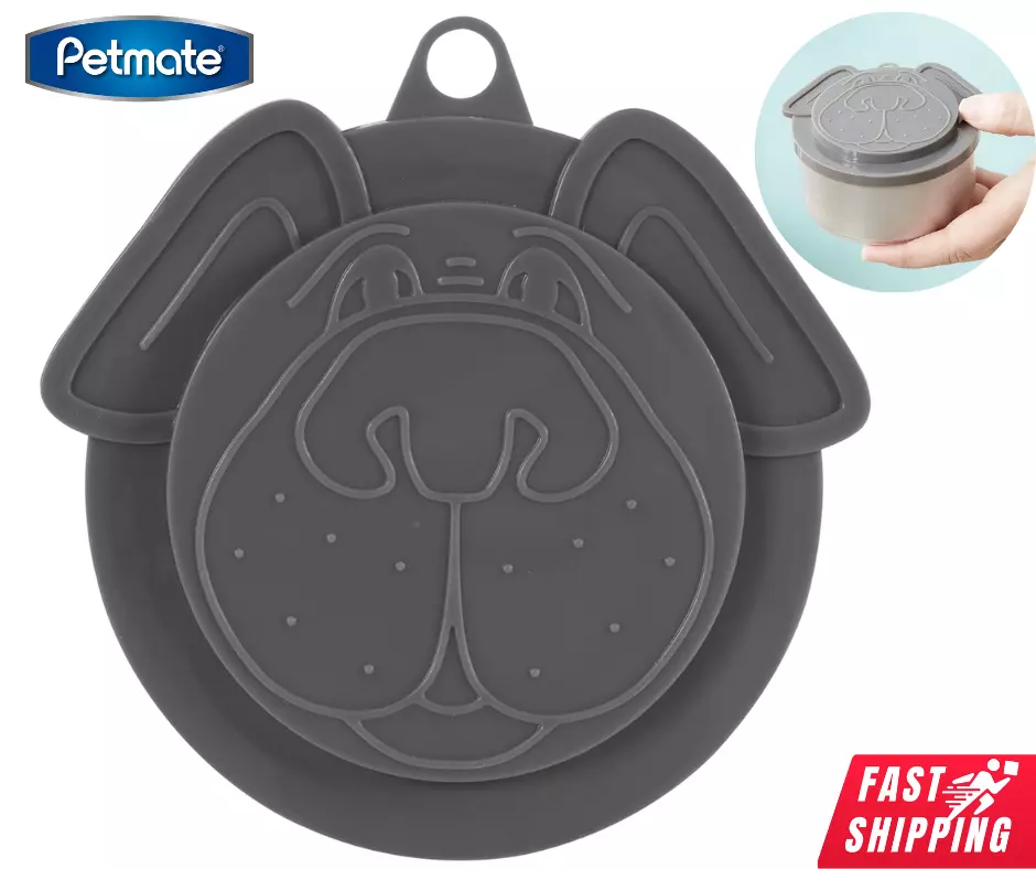 Yani -Petmate Dog Food Can Cover Storage Seal Dog Tight Lock Lid Universal Assorted - Walmart.com