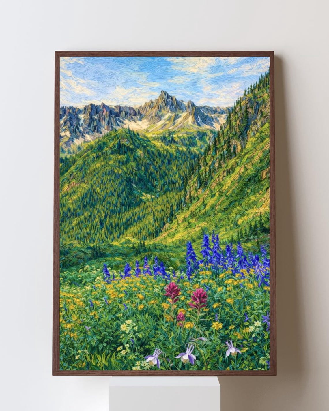 Yankee Boy Basin Wildflower Colorado Alpine Meadow Landscape San Juan ...