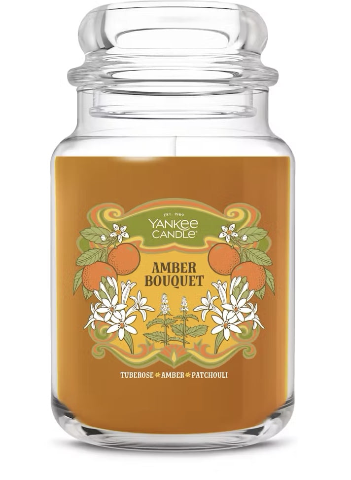 Yankee Candle Amber Bouquet Large Original Jar Candle - Walmart.com