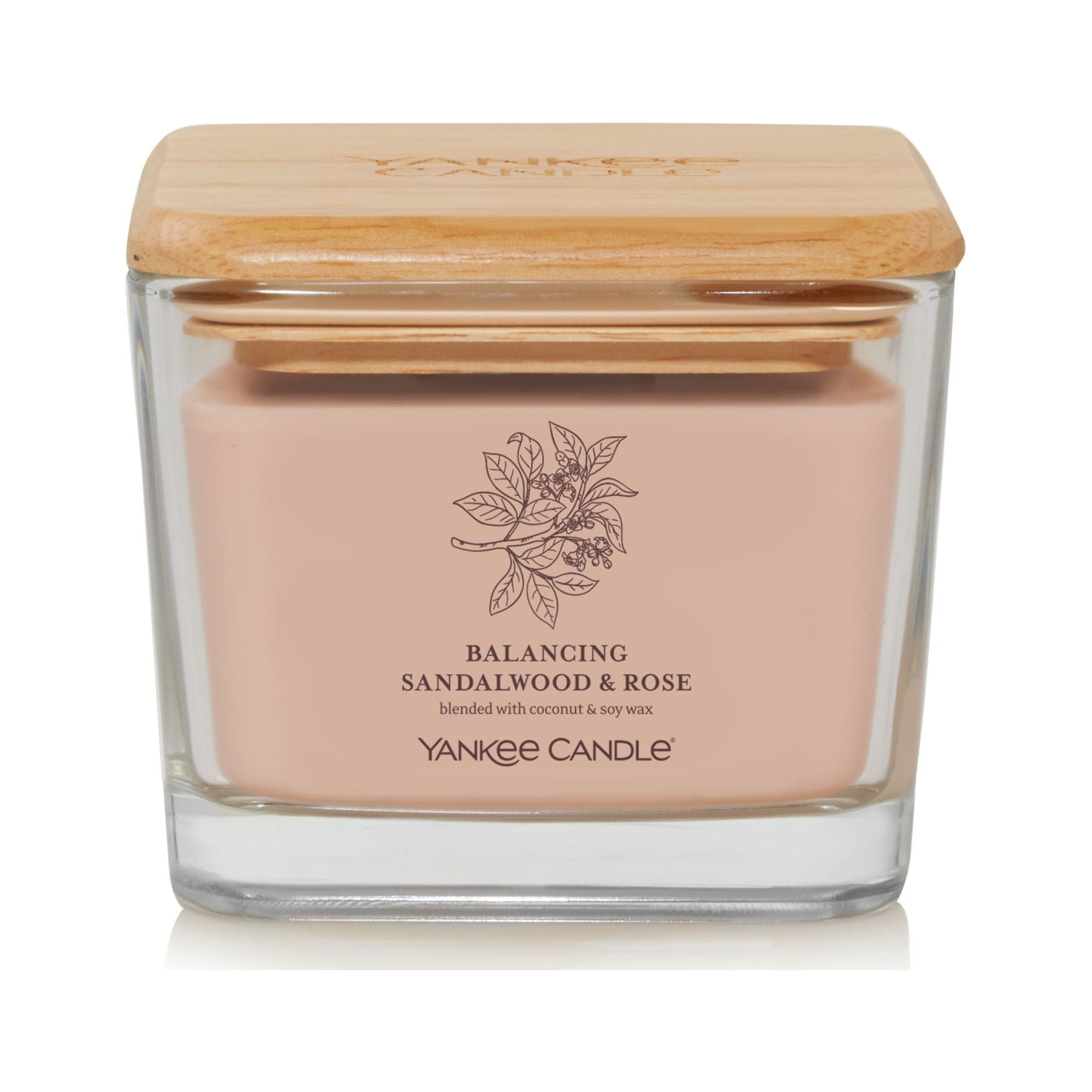Yankee Candle Balancing Sandalwood & Rose Well Living Collection Medium ...