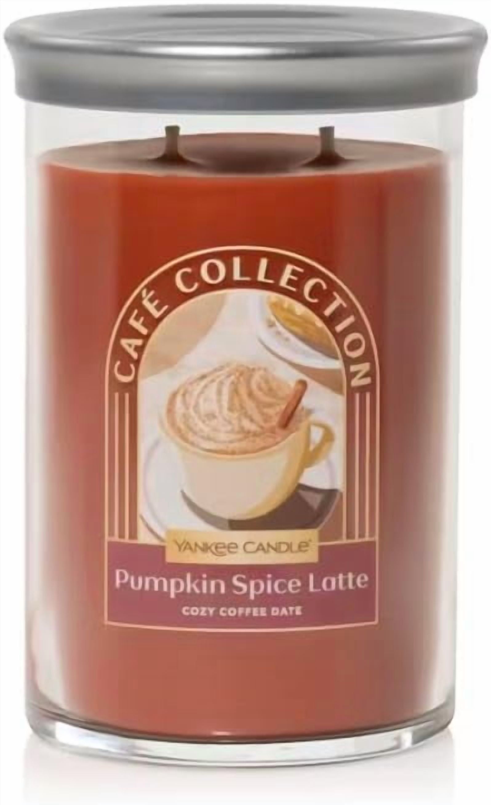 Yankee Candle Cafe Collection - Pumpkin Spice Latte - Cozy Coffee Date ...