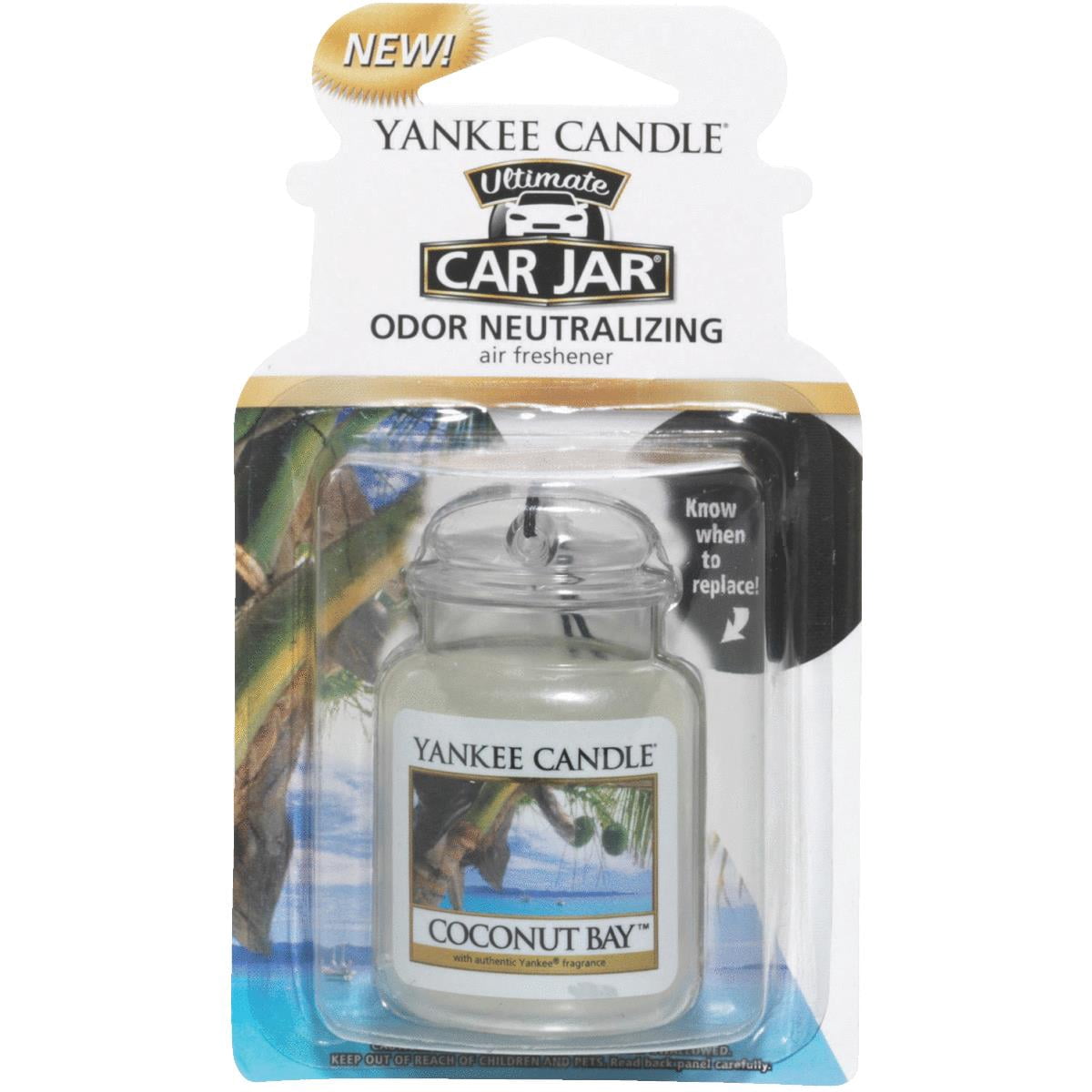 Yankee Candle Car Jar Ultimate Car Air Freshener, Coconut 1220879 ...