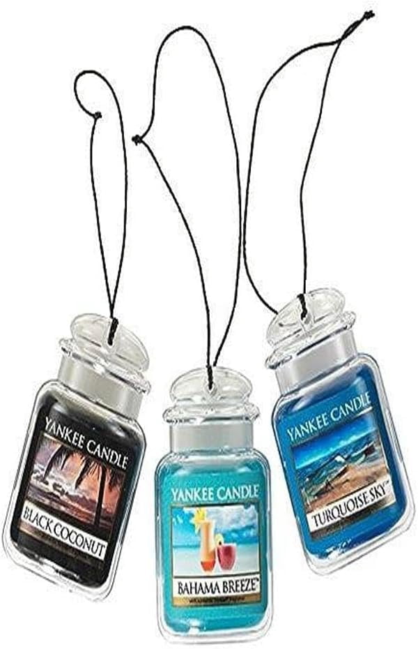 Yankee Candle Car Air Fresheners, Hanging Car Jar® Ultimate 3-Pack ...