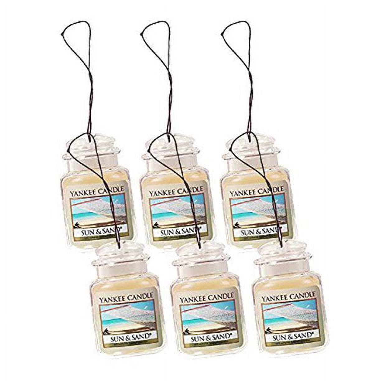 Yankee Candle Car Jar Ultimate Hanging Car Air Fresheners, Sun & Sand ...