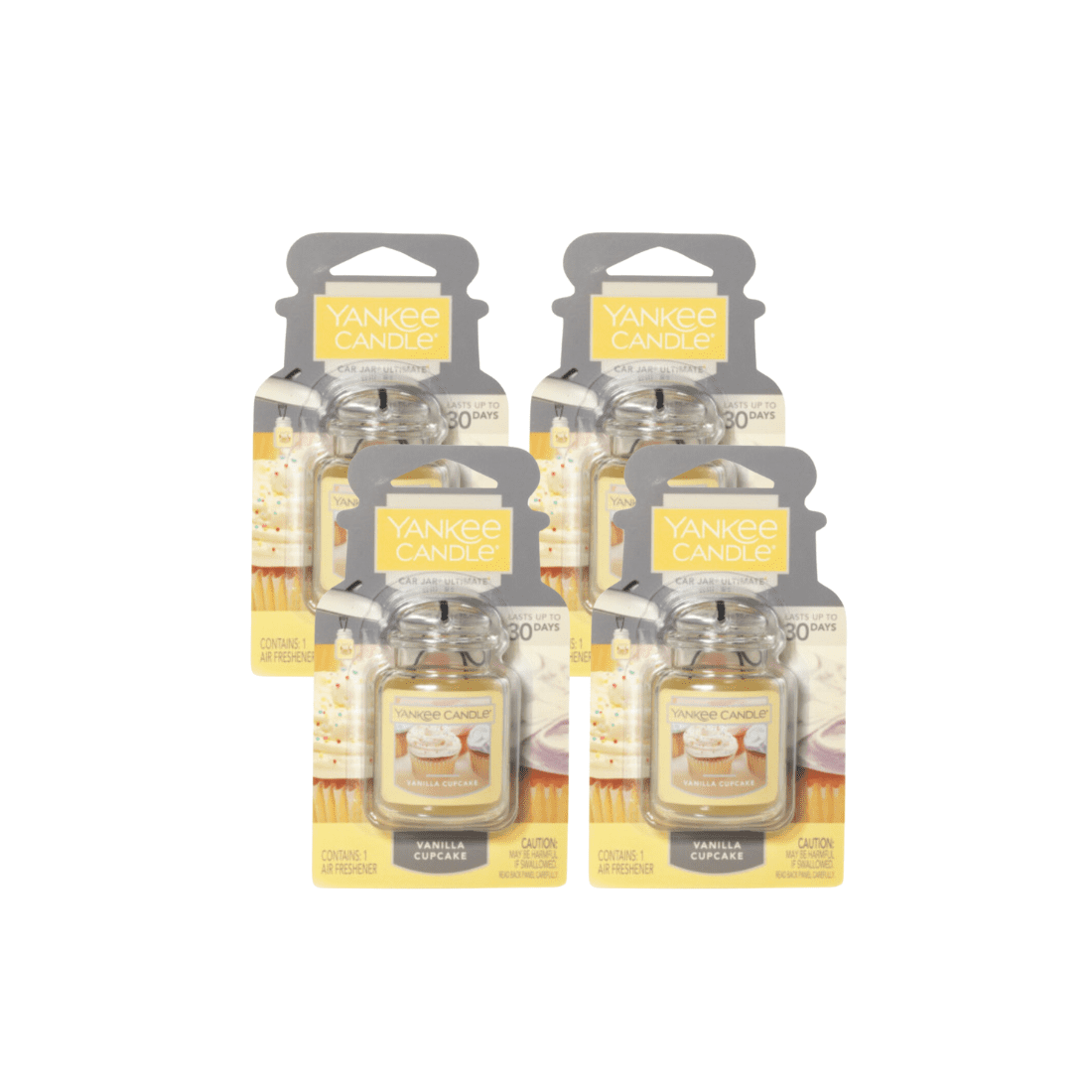 Yankee Candle Car Jar Ultimate Hanging Car Air Fresheners, Vanilla ...