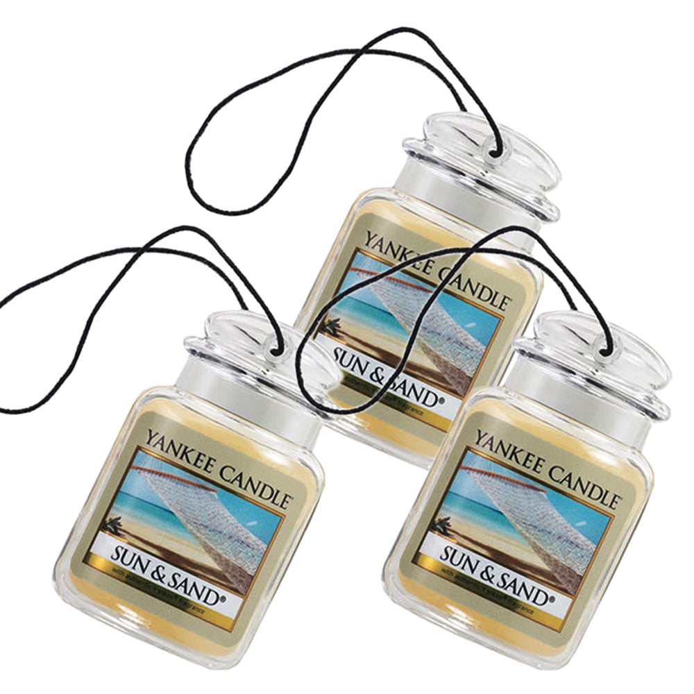 Yankee Candle Car Jar Ultimate Odor Neutralizing Air Freshener, Sun ...