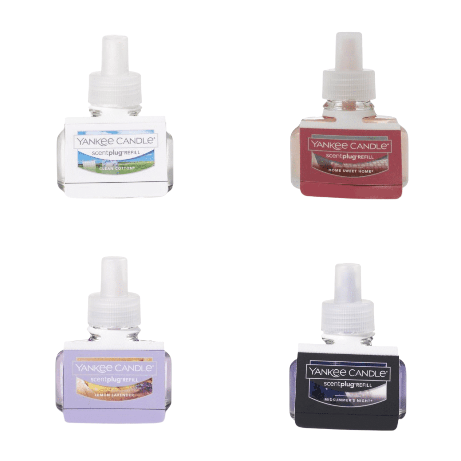 Yankee Candle Classic Comforts Electric ScentPlug Refills, Clean Cotton ...